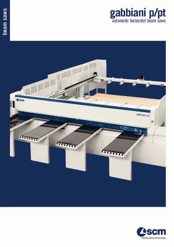 Seccionadora Automática Gabbiani PT - SCM Group
