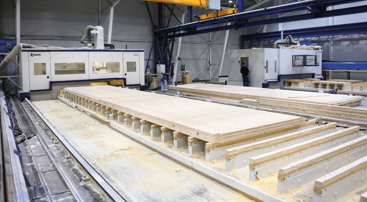 FHS Holzbau - Tecnologie per case | SCM Woodworking Technology