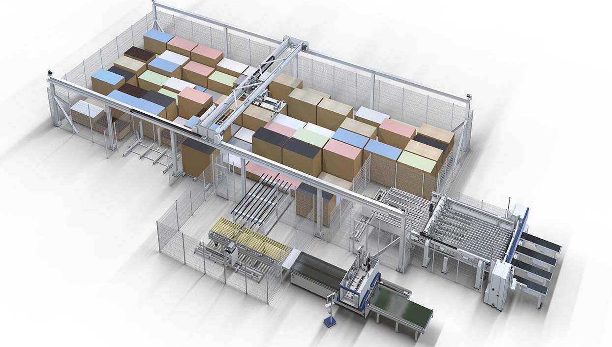 Automatic 3 Axes Storage Flexstore HP - SCM Group